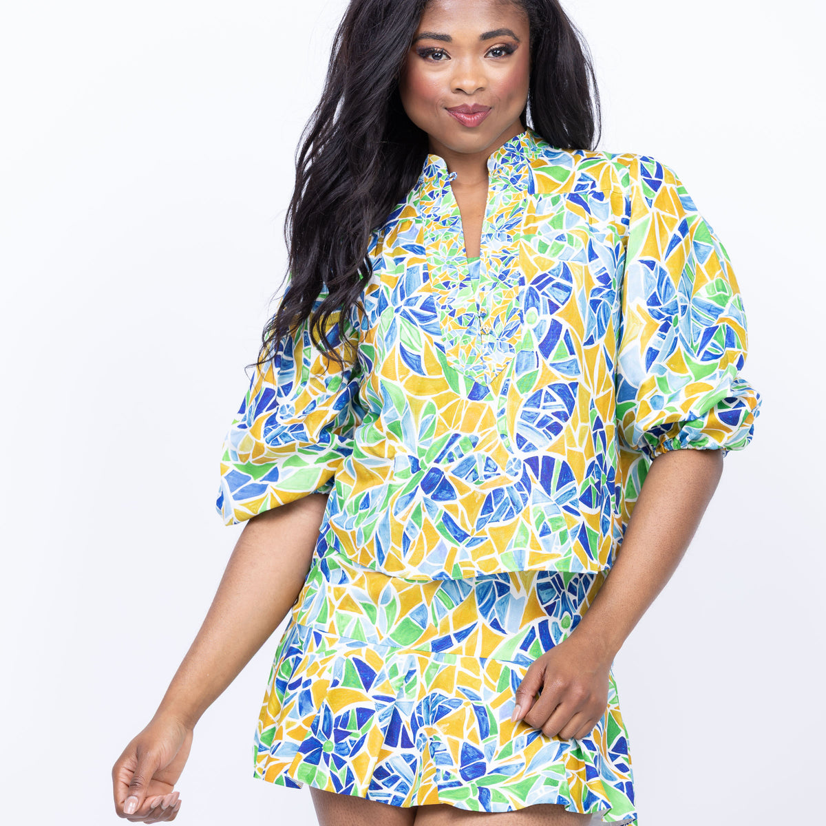 Gilner Farrar Bethany Blouse in Ravenna Print – CoatTails