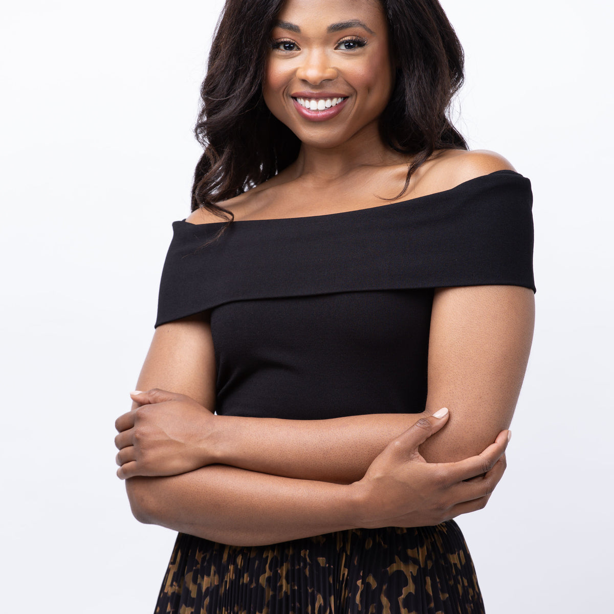 Theory Drape Off-the-Shoulder Top in Black – CoatTails