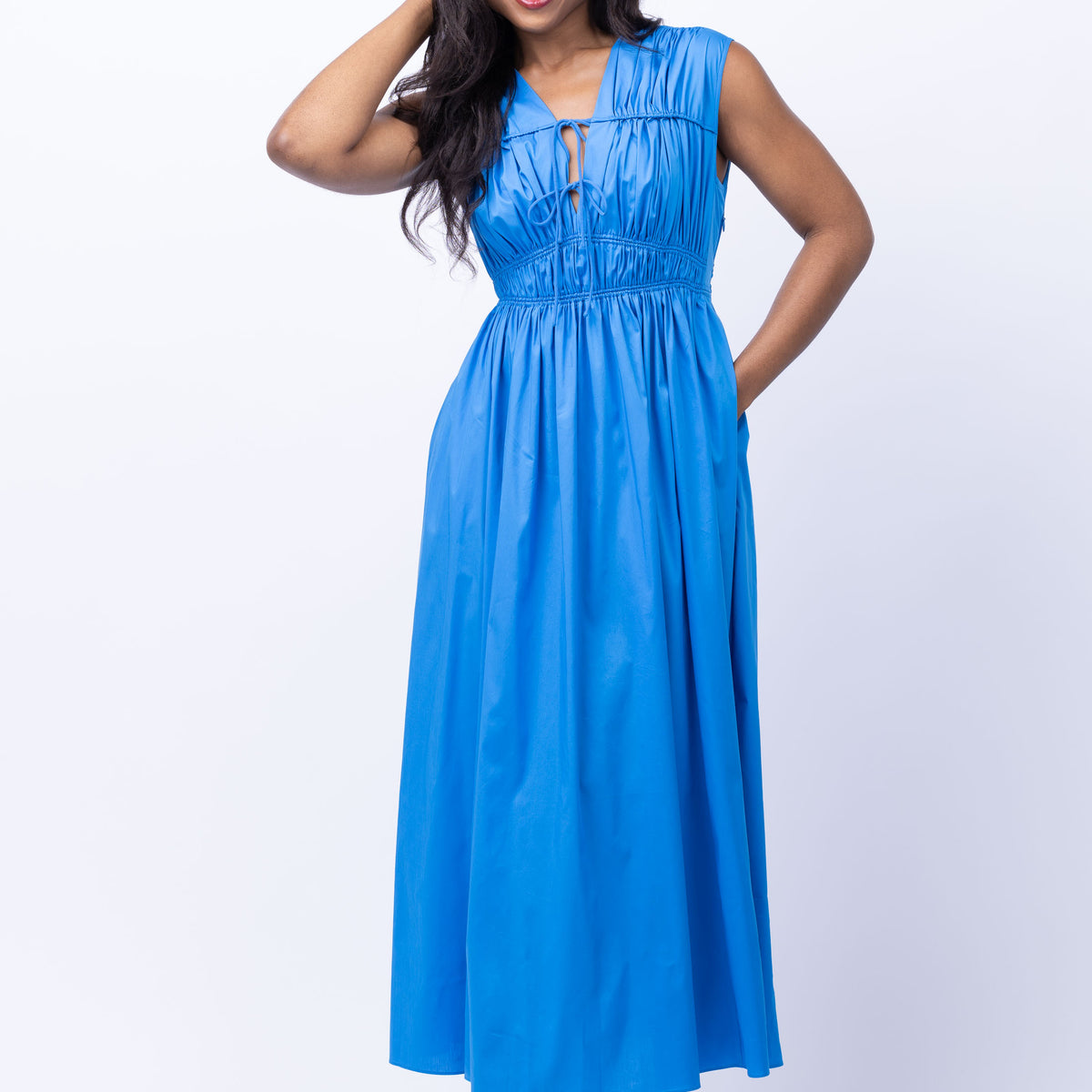 Diane von Furstenberg Gillian Dress in Vivid Blue – CoatTails