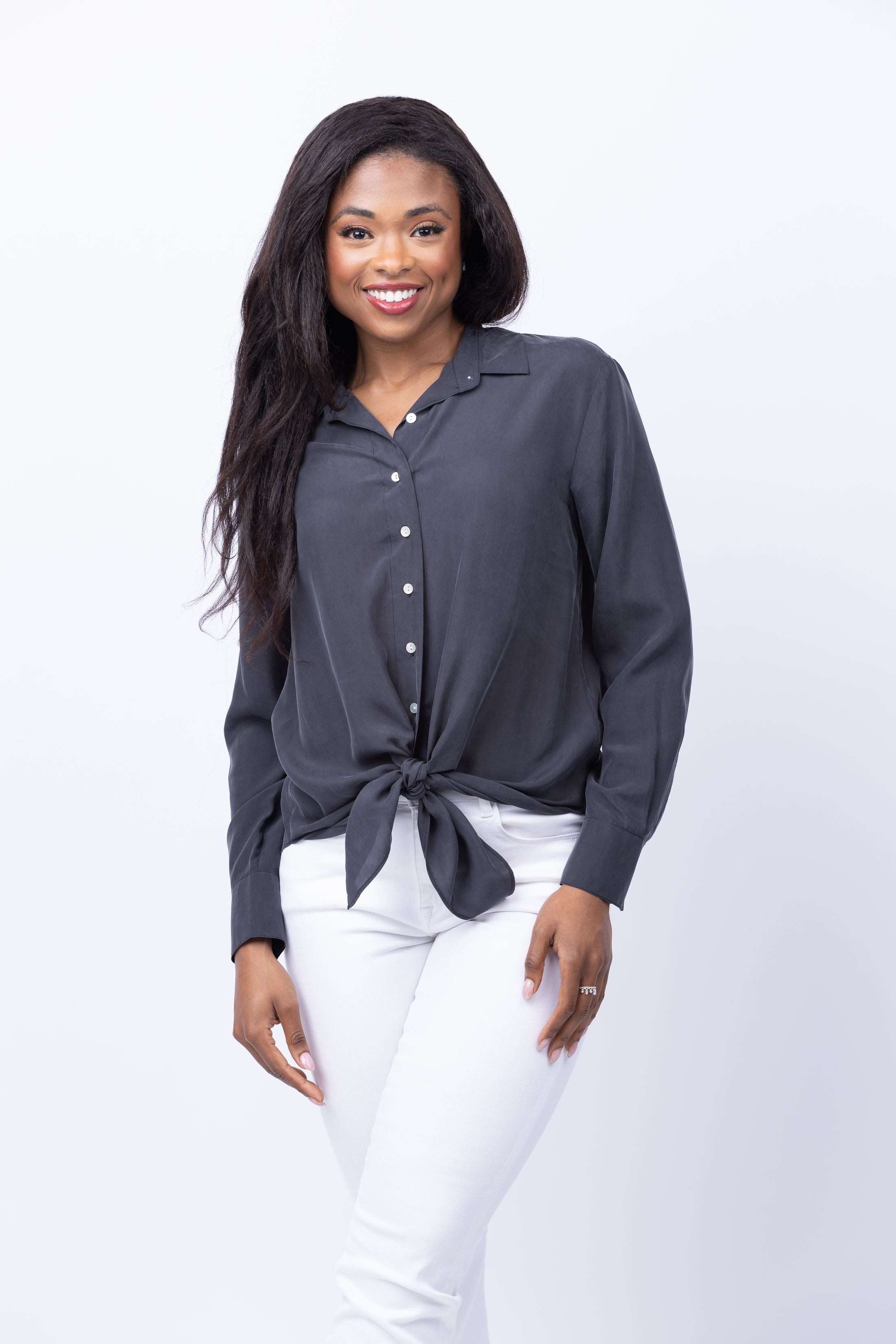 go > Silk Go Get Wasted Shirt in Washed Black