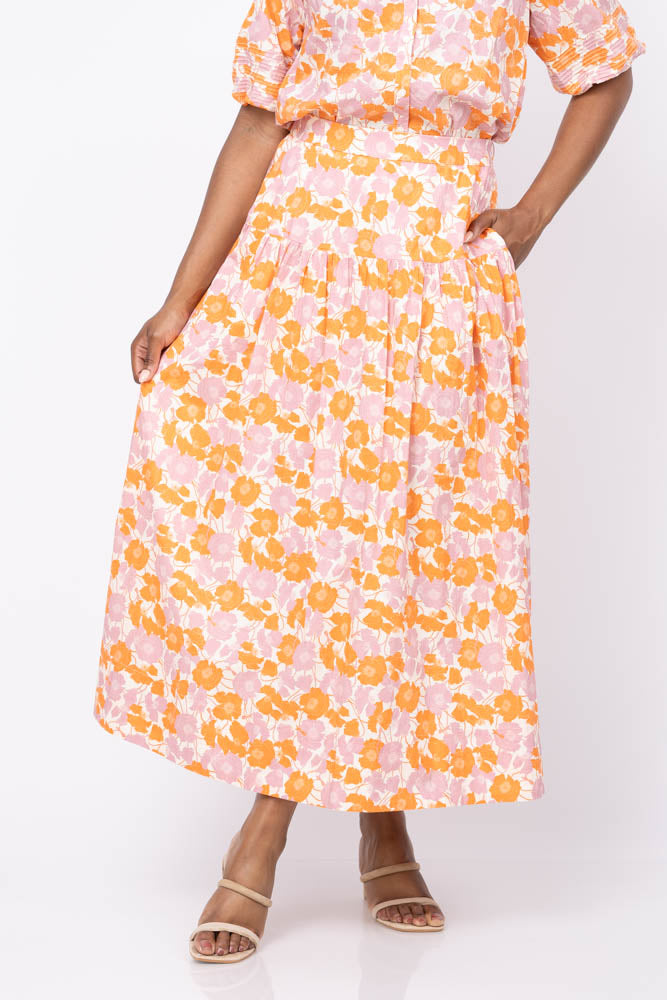 Trovata Lydia Skirt in Poppy Dawn