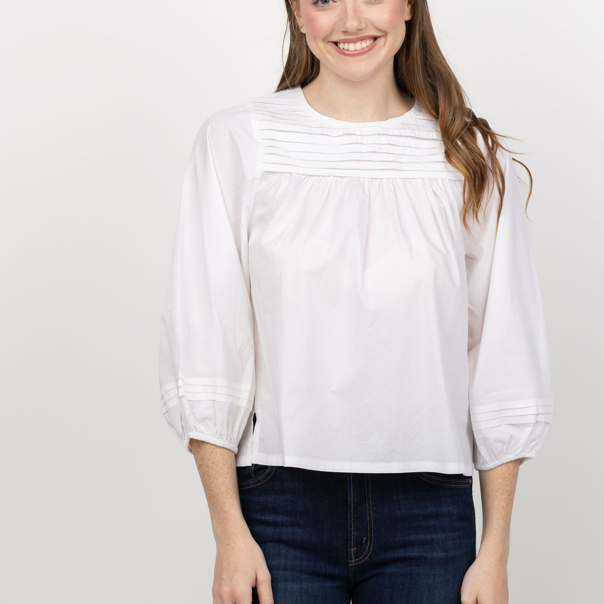 Cleobella Bebe Blouse in Ivory – CoatTails