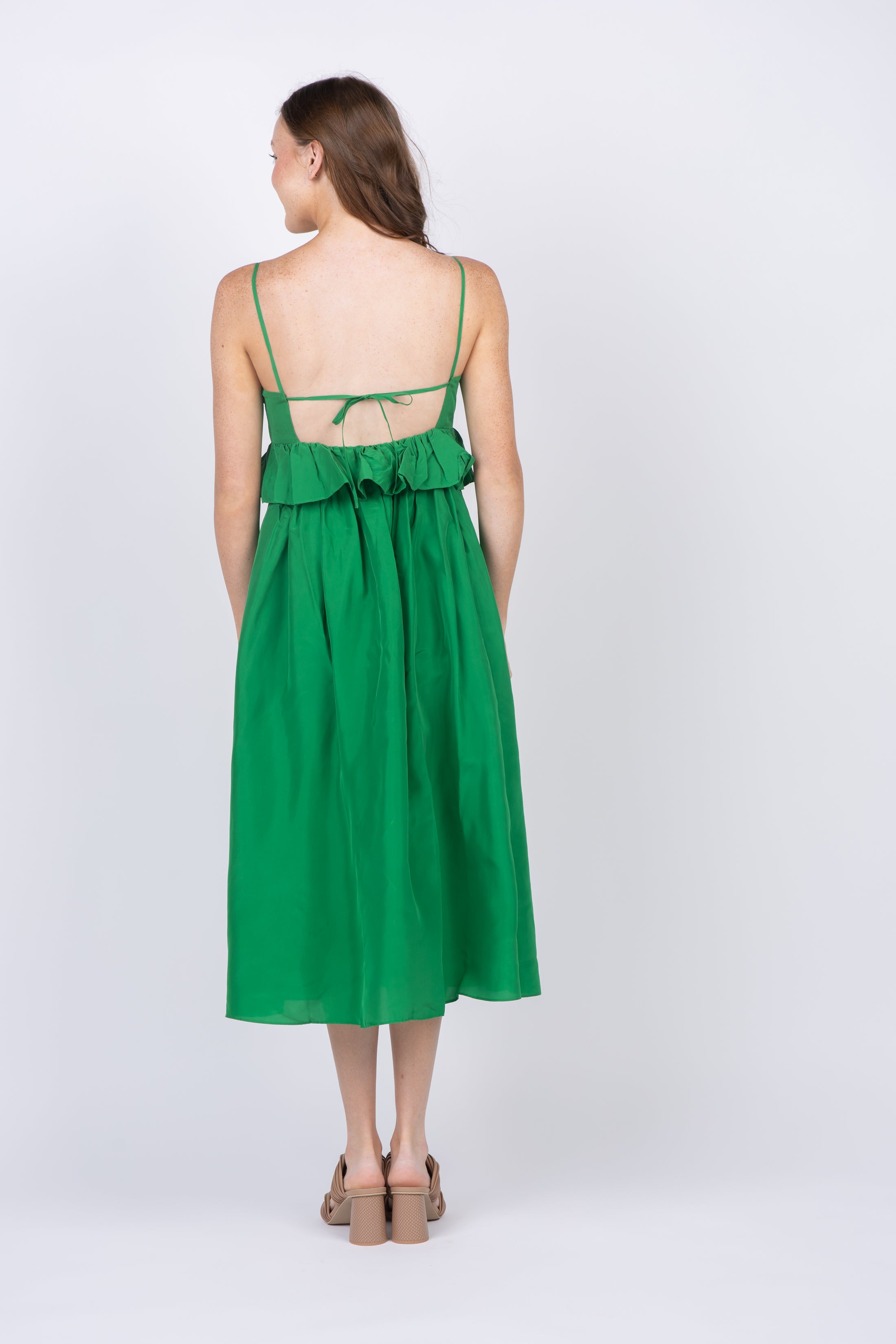 Ulla Johnson Amaliya Dress in Emerald – CoatTails