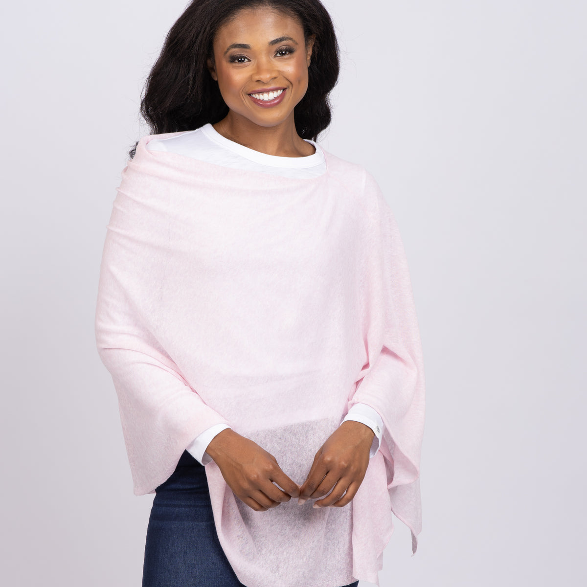 White + Warren Two Way Topper in Rosewater – CoatTails