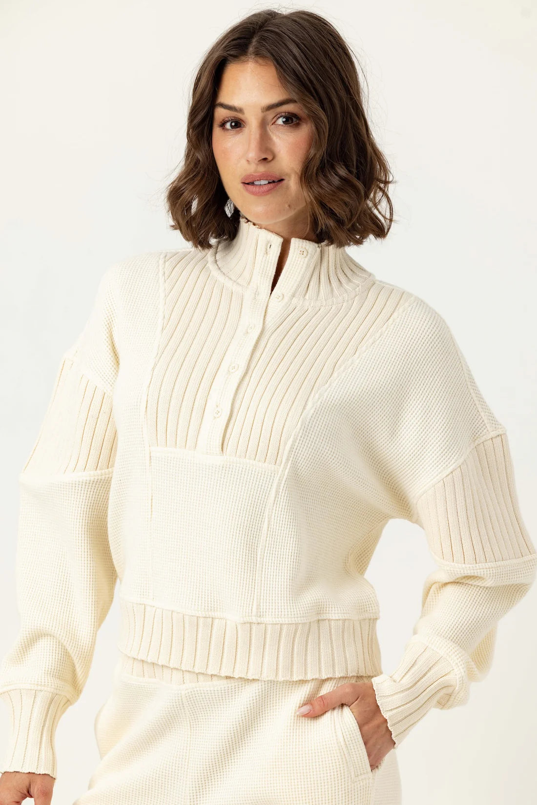 We Are Sundays Senette Pullover in Winter White